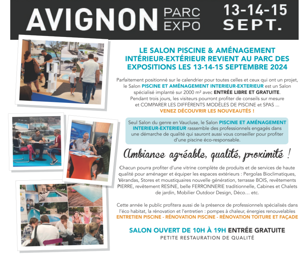 SALON DE LA PISCINE - Avignon Congrès